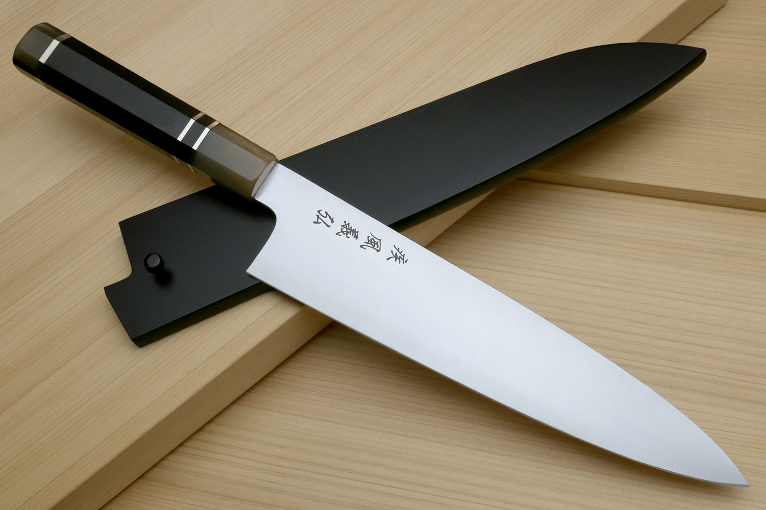 Yoshihiro HAP40 High Speed Stainless Steel Gyuto Chefs Knife Triple Ri – Yoshihiro Cutlery