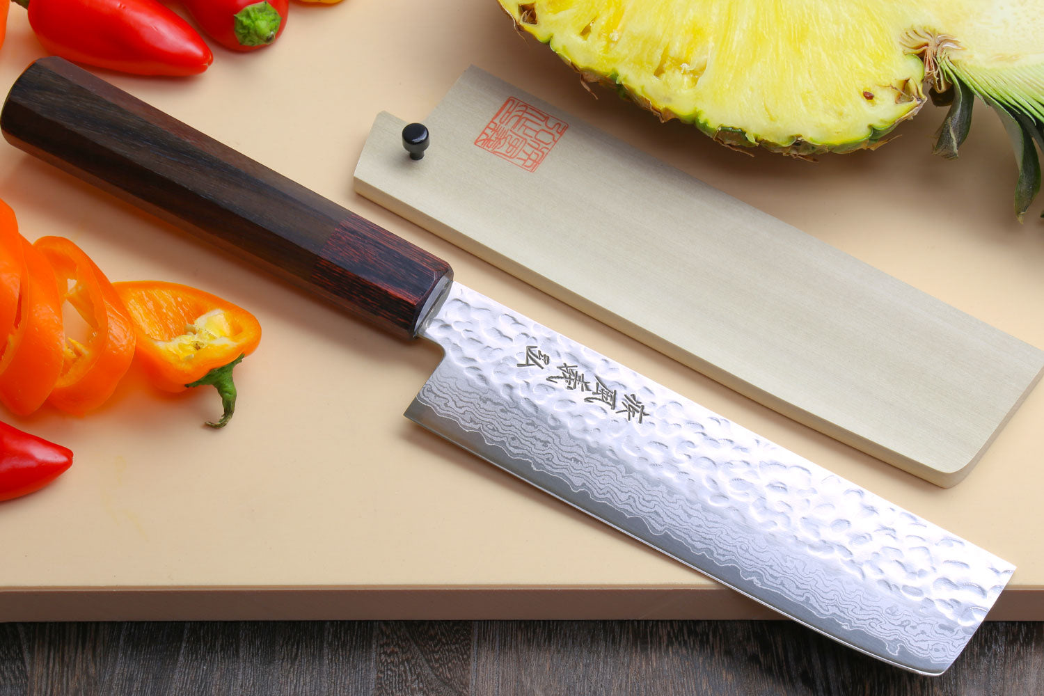 Double Edged - Nakiri (Vegetable Knife) – Yoshihiro Cutlery