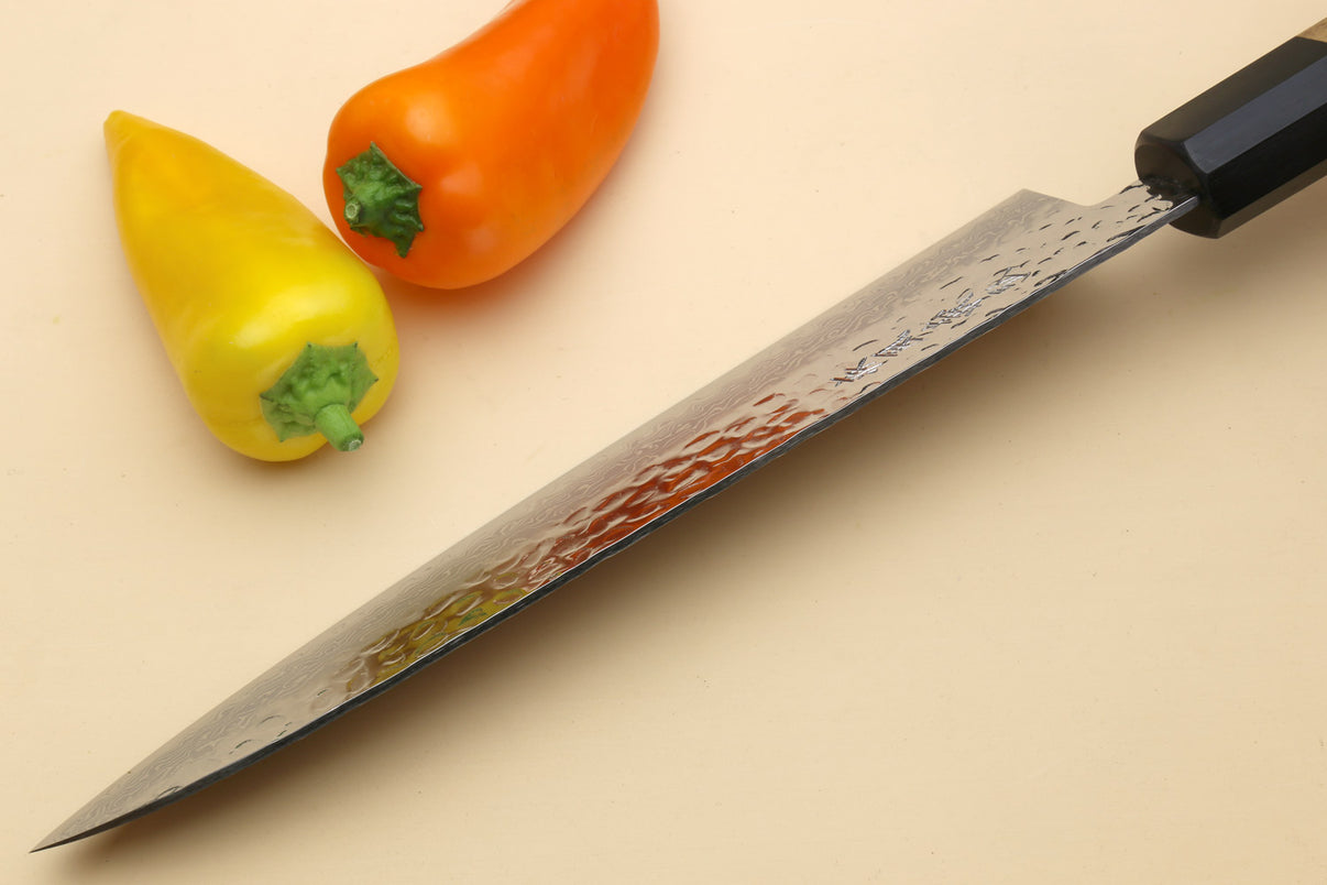 Yoshihiro VG-10 46 Layers Hammered Damascus Gyuto Japanese Chefs Knife ...