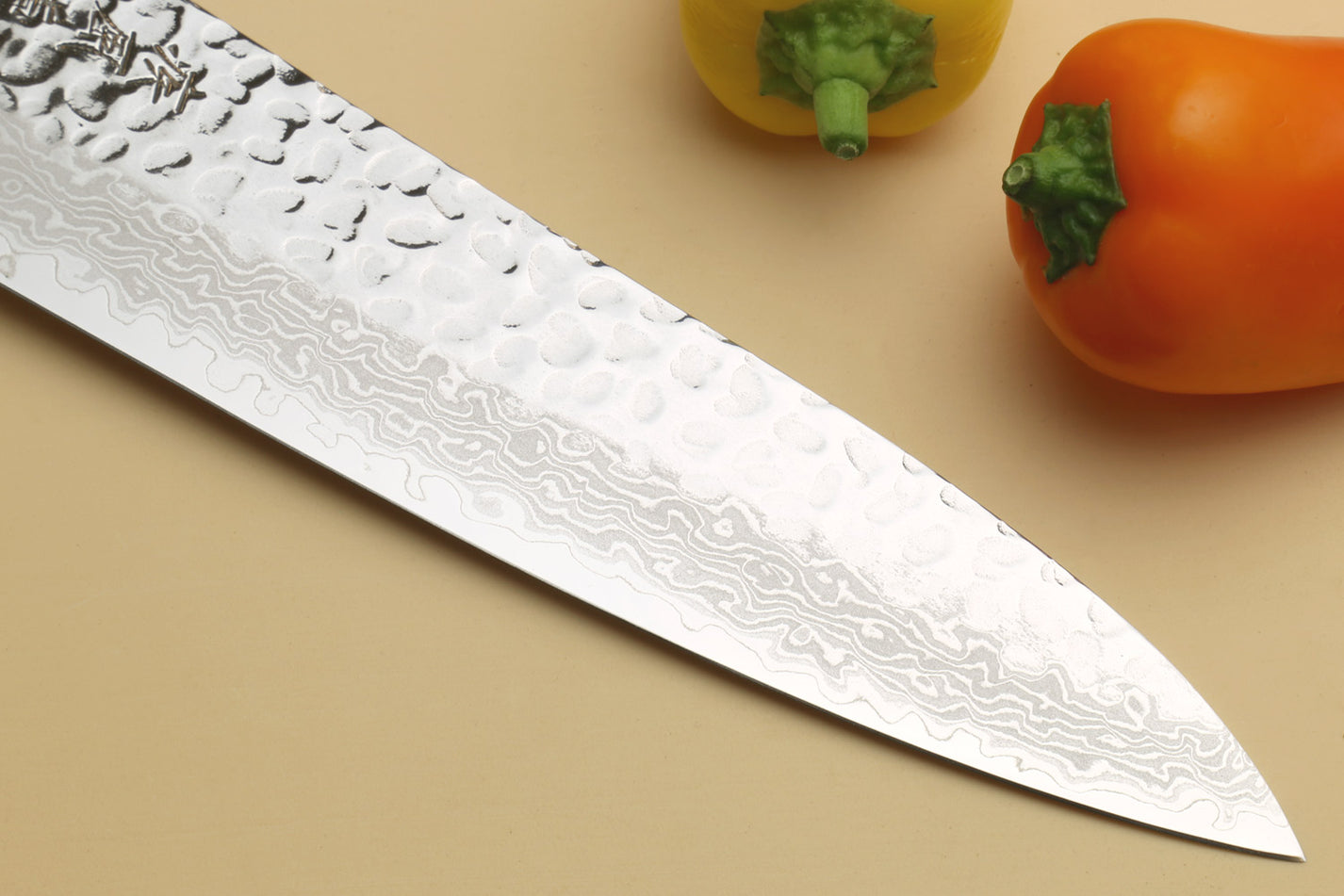 Yoshihiro VG-10 46 Layers Hammered Damascus Gyuto Japanese Chefs Knife – Yoshihiro Cutlery