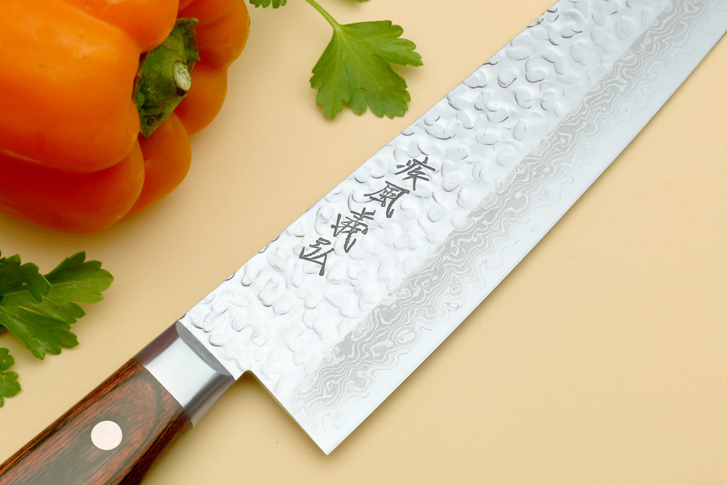 Yoshihiro VG-10 16 Layer Hammered Damascus Stainless Steel Gyuto Chefs – Yoshihiro Cutlery