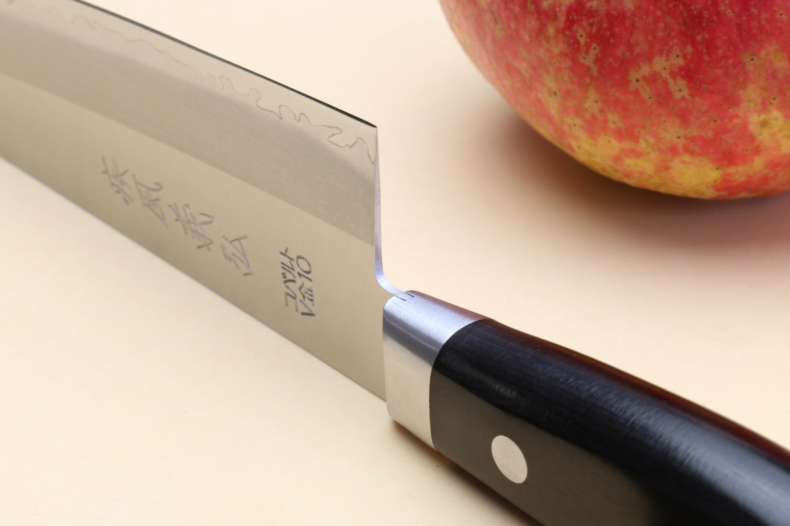 Yoshihiro VG-10 Gold Stainless Steel Santoku Multipurpose Chef Knife 7 ...